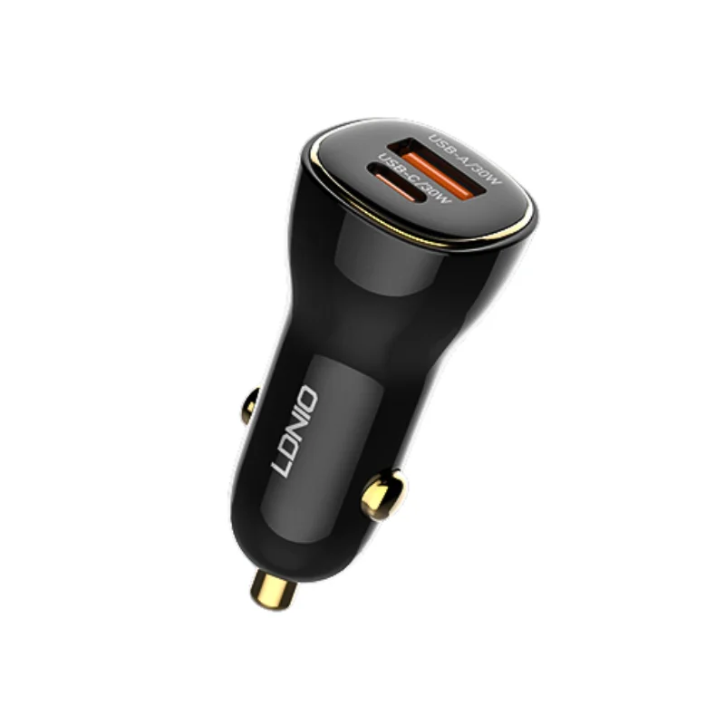 Cargador Auto 60W Lightning PD30W+QC30W C103 LDNIO - Flexcell